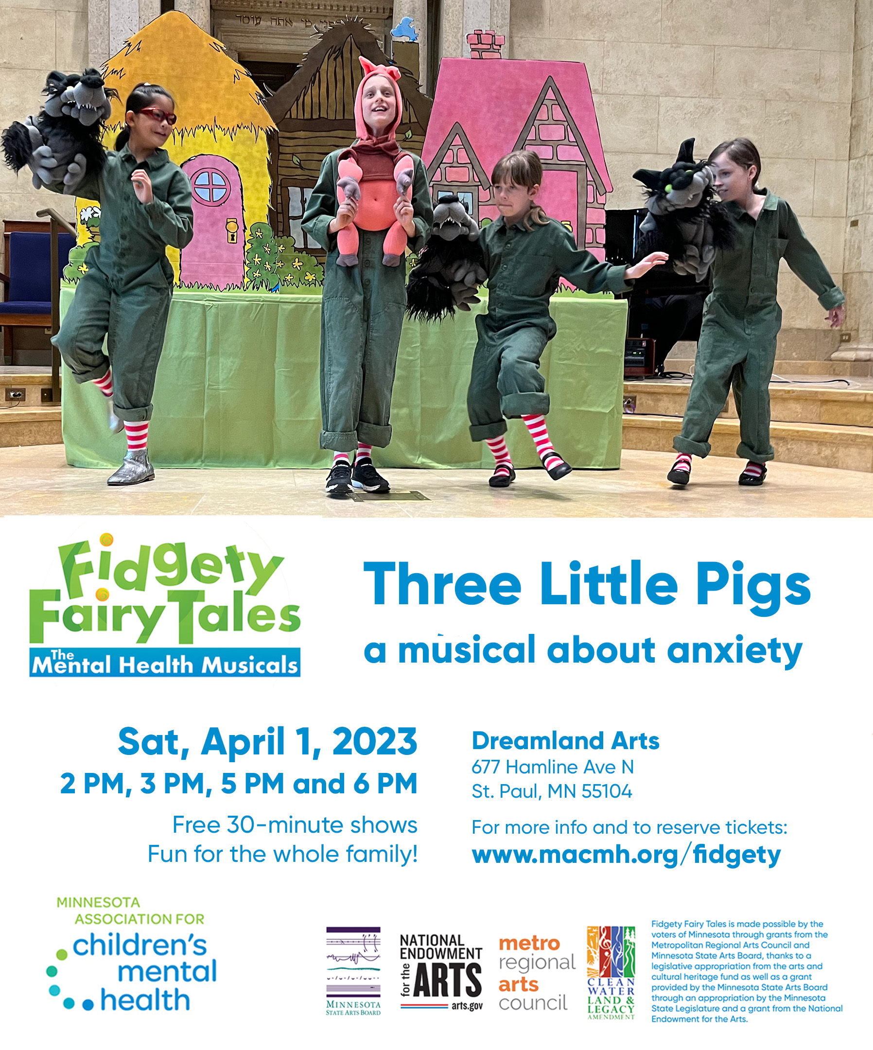 Fidgety Fairy Tales - The Mental Health Musicals - dreamland arts